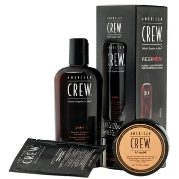 American Crew Regimen Pomade Duo with 3 in 1 – Scissor Sister Camlough ...